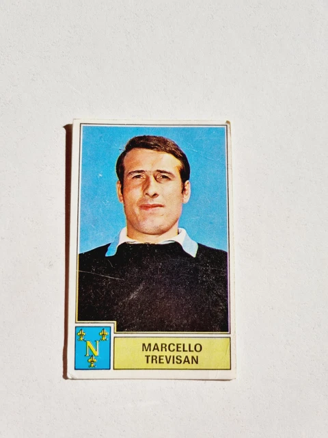 FIGURINE MARCELLO TREVISAN Napoli Calciatori 1971-1972 Panini Bisvalida ...