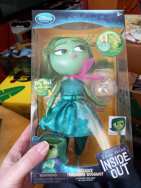 DISNEY PIXAR INSIDE Out Disney Store Deluxe Figure Disgust £34.99 ...