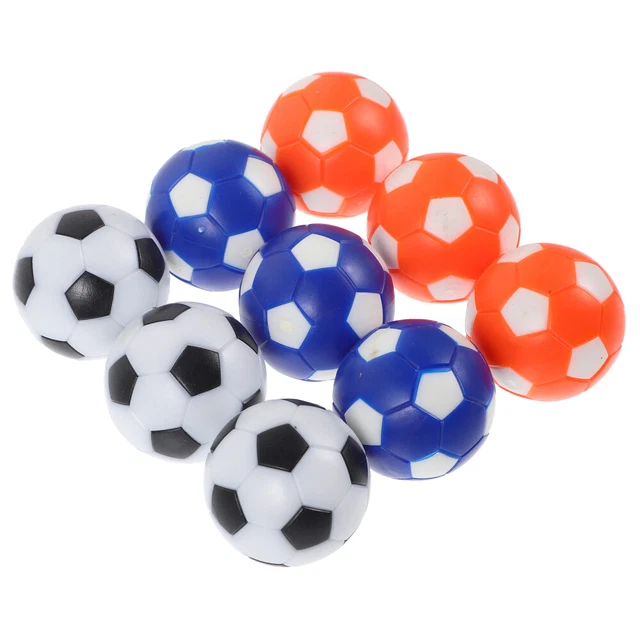 9 PCS BOULES De Table Mini Modèle Football Couleur 28mm Remplaçant ...