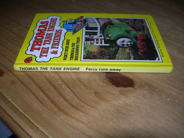 LADYBIRD BOOK THOMAS Tank Engine And Friends Percy Runs Away - Good ...