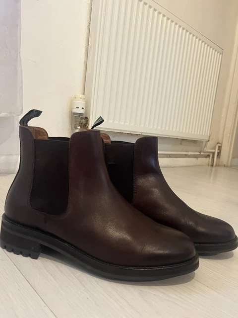 POLO RALPH LAUREN Men's Bryson Leather Chelsea Boots Size 9 £75.58 ...