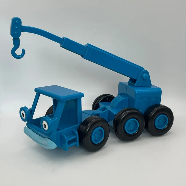 BOB THE BUILDER Lofty The Crane Toy Figure Blue Construction Vehicle #X ...