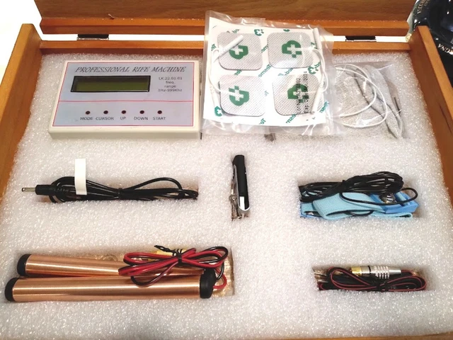KIT LK 22.01.01 PROFESSIONAL RIFE Machine zapper Hulda Clark's step 1hz ...