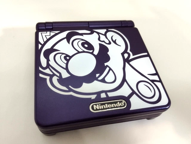 GAMEBOY ADVANCE SP AGS-001 mario Reshell * écran en verre et batterie ...