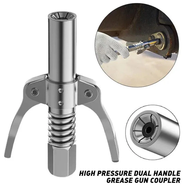 12000PSI PROFESSIONAL GREASE Gun Coupler Quick-Release Lock-Oil ...
