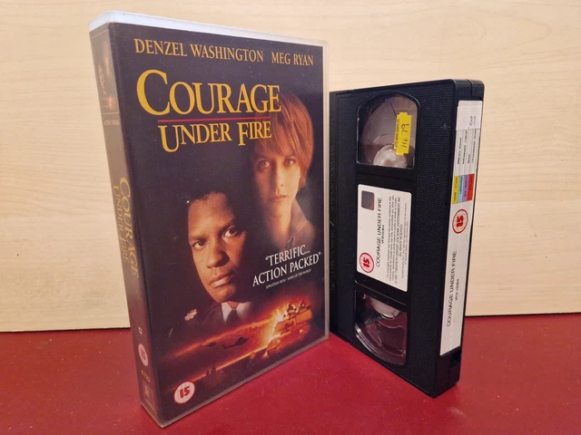 COURAGE UNDER FIRE - Denzel Washington - Big Box PAL VHS Video Tape (L2 ...