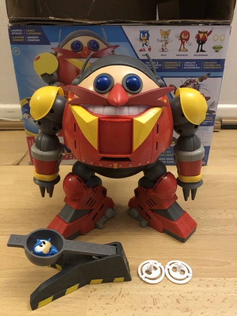 SEGA SONIC THE Hedgehog Dr Robotnik Giant Eggman Robot Battle Set 10 ...