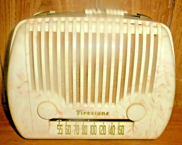 VINTAGE FIRESTONE TUBE Radio 4-C-17 Code No. 291-0-674 Bakelite? £36.80 ...