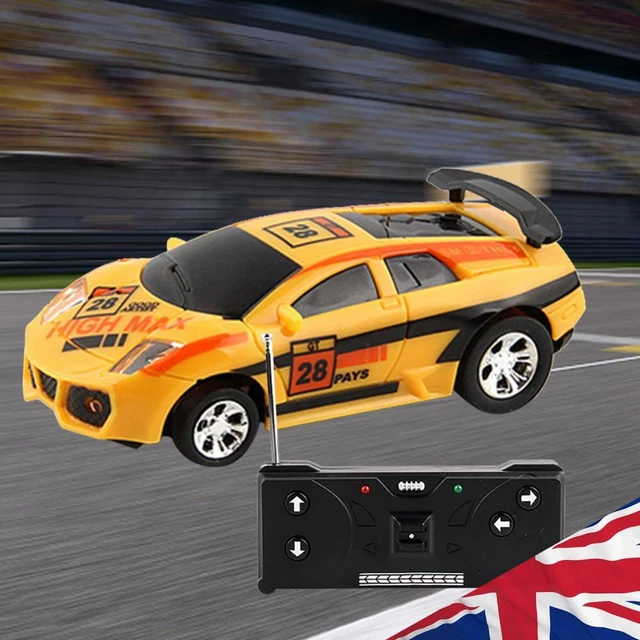 COKE CAN MINI Cans RC Car with Roadblocks RC Car Model Mini RC Car for ...