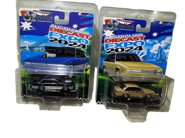 OZ WHEELS 2X VL Calais Gold & Blown Variants 1:64 Australian Diecast ...