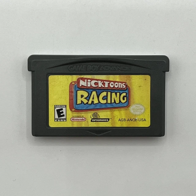 NINTENDO GAME BOY Advance Nicktoons Racing Tested & Working Infogrames ...