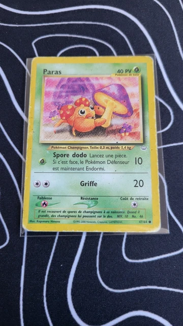 CARTE POKÉMON PARAS 47/64 EDITION 2 ED2 Neo Revelation NM VF FR EUR 1,00 - PicClick FR