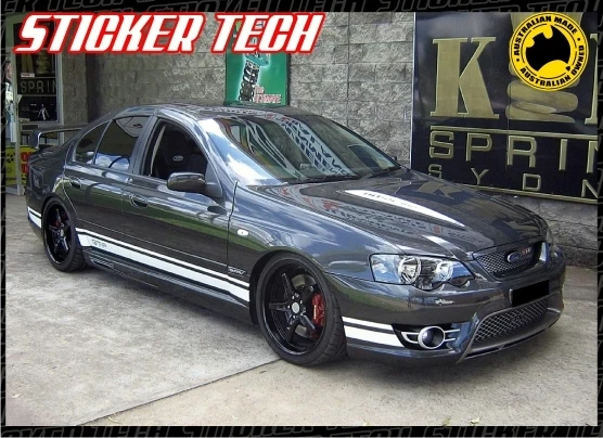 FALCON FPV BA Bf Gt Gtp Side Stripe Sticker Decal Kit Suit Ford Boss ...