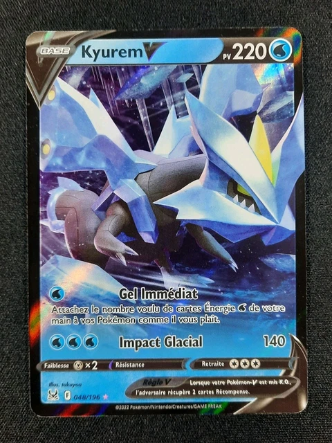 CARTE POKÉMON : Kyurem V Ultra Rare 2022 Origine Perdue 048/196 NM 🇲🇫 ...