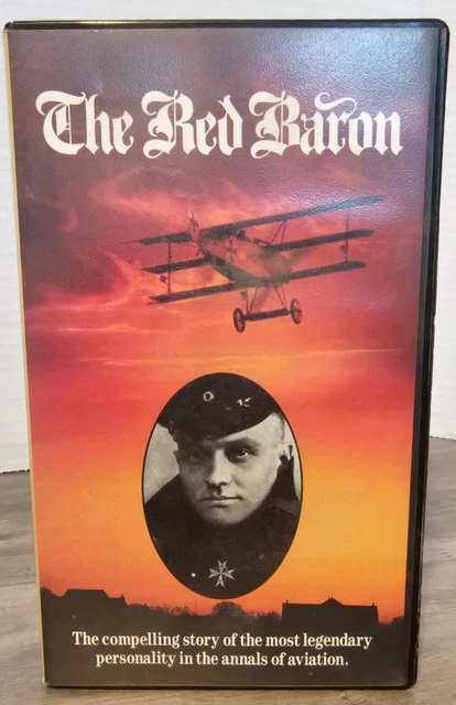 THE RED BARON, VHS Biography, World War I Germany Air Pilot Ace Von ...