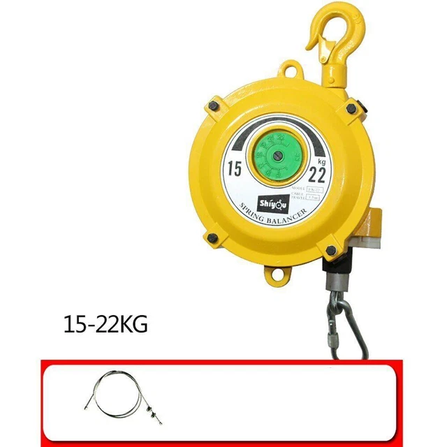 15-22KG SPRING BALANCER Self-locking Tower-Type Lifting Hook Spring ...