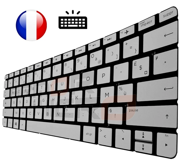 CLAVIER ORIGINAL FRANÇAIS AZERTY pour HP Spectre 13 x2 Pro 13-H EUR 39 ...