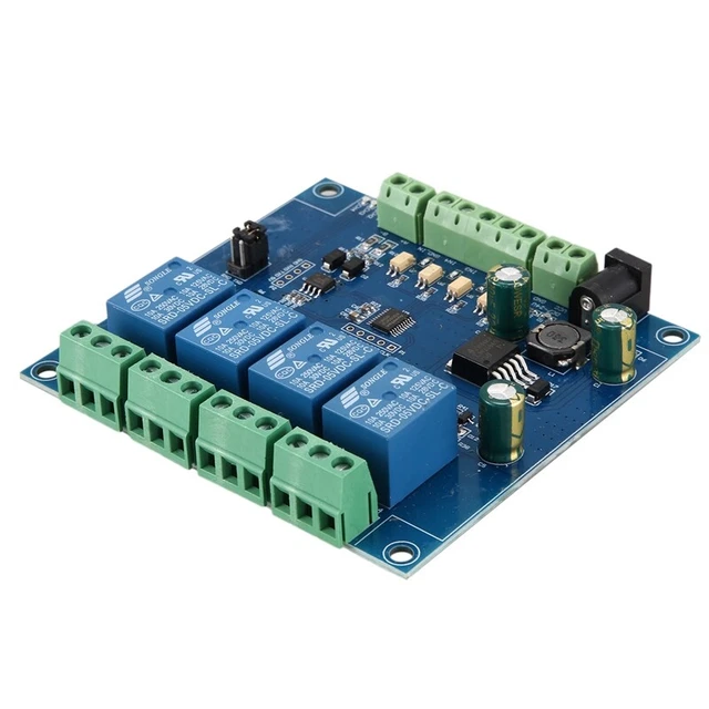 Module De Relais Modbus Rtu 4 Canaux Entrée 485 Ttl Uart Communication 4 Ca4748 Eur 11 50