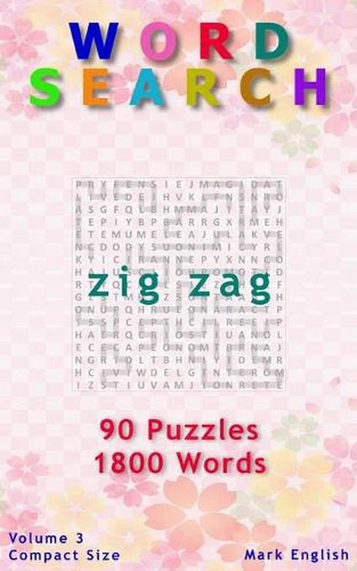 RECHERCHE DE MOTS : Zig Zag, 90 puzzles, 1800 mots, volume 3, compact 5 ...