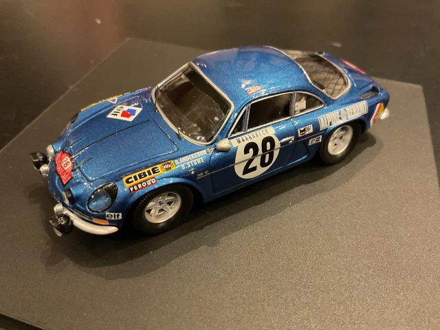 ALPINE A110 RALLYE monte carlo 1971 1/43eme trofeu EUR 40,00 - PicClick FR