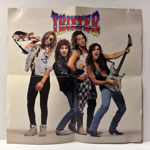 TRIXTER TRIXTER SELF Titled CD 1990 BMG Club Edition 12 Songs Poster ...