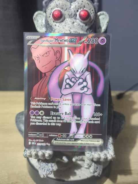 TEAM ROCKETS MEWTWO EX 213/182 Destined Rivals Full Art $5.50 - PicClick AU