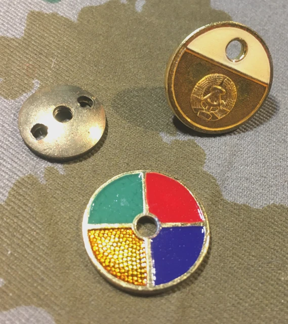 DDR MFS STASI MdI Farbscheibenabzeichen Kennung Plakette Orden ...