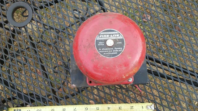 SIMPLEX VINTAGE FIRE Alarm Bell 8" Fire Station Bell Parts Only ...