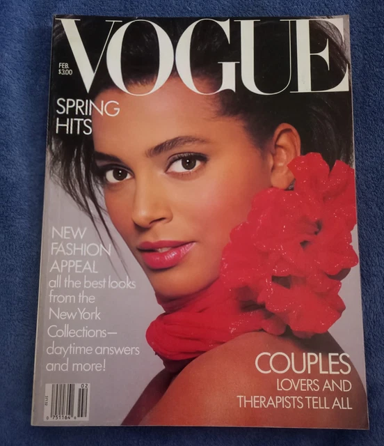 VOGUE MAGAZINE USA February 1987 SUPERMODELS Cindy NAOMI Vintage 80s £ ...
