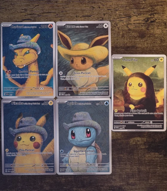 LOT 5 CARTES Pikachu Dracaufeu Evoli Mona Pika Carapuce EUR 22,00 ...