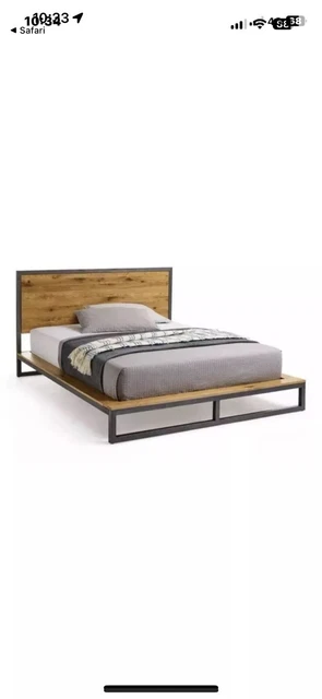 OAK FURNITURE LAND Brooklyn King Size Bed Frame £182.70 - PicClick UK