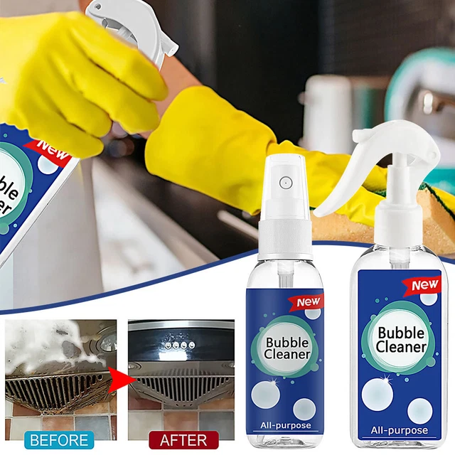MULTI-PURPOSE CLEANING BUBBLE Cleaner Spray Foam Kitchen Grease Dirt Removal &H £5.24 - PicClick UK
