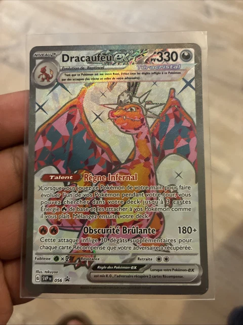 CARTE POKÉMON DRACAUFEU EX Téracristal SVP FR 056 PROMO EV EUR 8,00 - PicClick FR