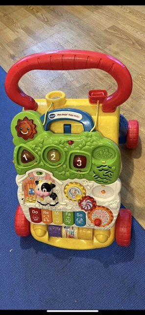VTECH FIRST STEPS Baby Walker | Push Along Walker Baby Toy with Shapes ...