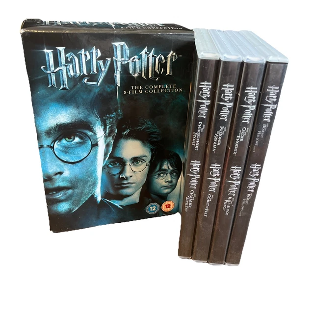 HARRY POTTER COMPLETE DVD Collection - Box Set With DVD Extras Vgc £13. ...
