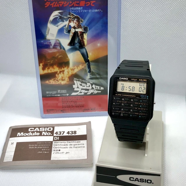 CASIO CA 50 Back to the Future Marty McFly watch £249.99 - PicClick UK