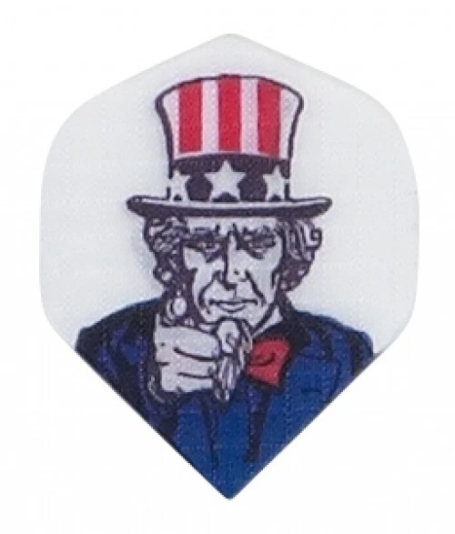 UNCLE SAM RIP Stop Nylon Fabric Standard Shape Flights $1.00 - PicClick CA