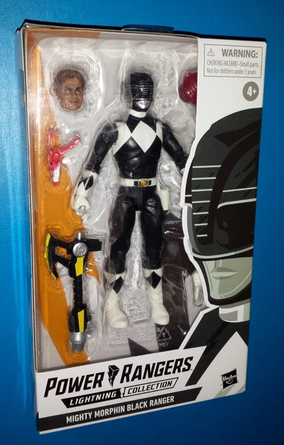 POWER RANGERS LIGHTNING Collection Mighty Morphin Black ranger action ...