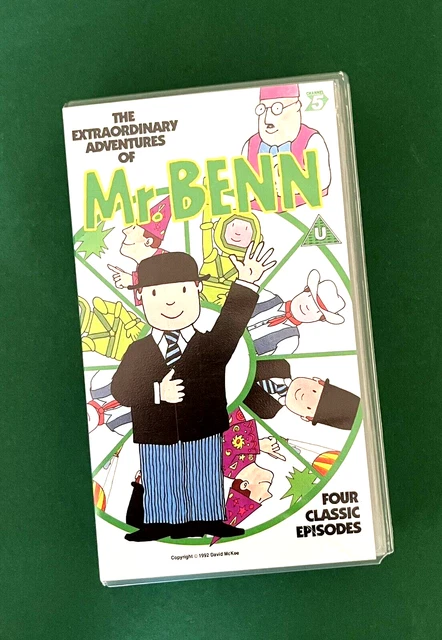 THE EXTRAORDINARY ADVENTURES Of Mr Benn, - VHS Video - Retro Channel 5 ...