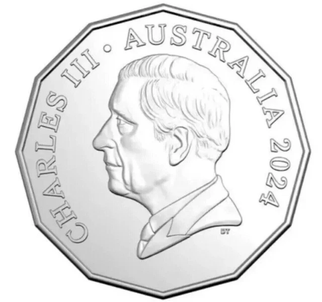 2024 FIFTY CENT NAIDOC 50th Anniversary Coin. Non-Coloured King Charles 50c $3.70 - PicClick AU