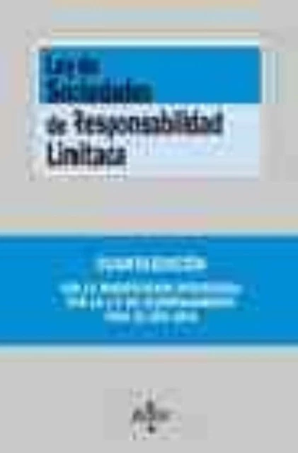 LEY DE SOCIEDADES de responsabilidad limitada. Edición preparada por .... EUR 7,99 - PicClick FR