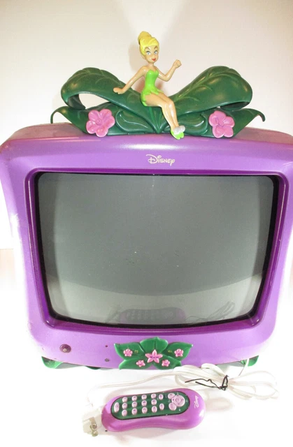 DISNEY TINKERBELL 13& CRT TV Tube Television Tinker Bell 2007 READ ...