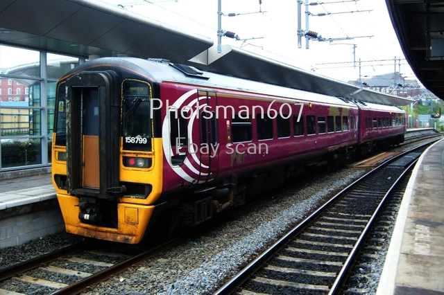 CLASS 158 158799, 2 car DMU, in debranded Central Trains Maroon at ...