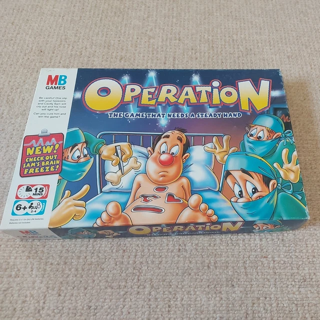 OPERATION MB GAMES Retro Board Game Classic Christmas Xmas. All Working ...