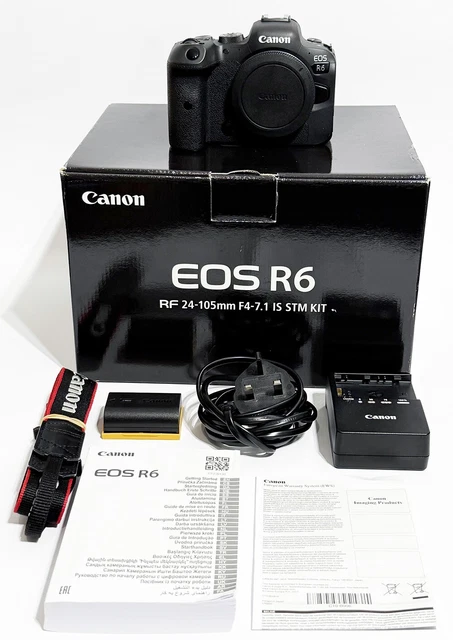 CANON EOS R6 20.1MP Mirrorless Camera Body in Excellent Condition with ...
