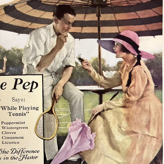 VINTAGE MAGAZINE AD 1919 Ephemera Aromints The Original Mints 8 x6 £8. ...