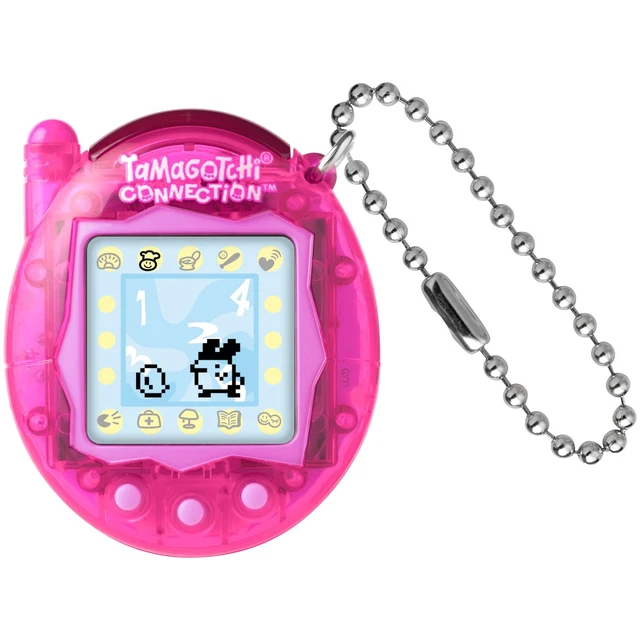 TAMAGOTCHI CONNECTION TRANSLUCENT Pink Digital Pet (US IMPORT) ACC NEW ...