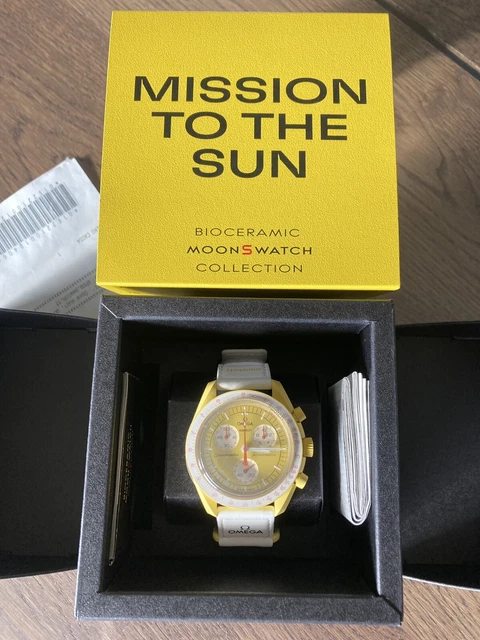 OMEGA X SWATCH Mission to the Sun bioceramic moonswatch EUR 400,00 ...