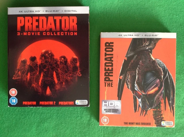 PREDATOR COMPLETE 4 MOVIE COLLECTION (4K UHD Blu-ray) 4-Film/8-Disc ...