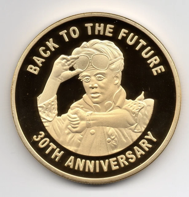 BACK TO THE Future Gold Coin Trilogy Michael J Fox Iconic Movie Past ...